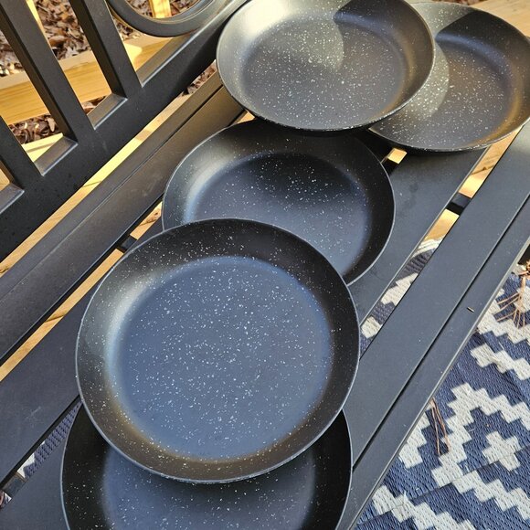 danny Seo | Dining | Naturally Danny Seo Set 5 Plates Bamboo Black ...